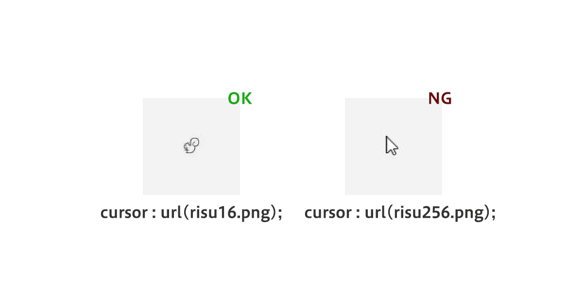 CSSでマウスカーソルのデザインを変えるcursor : url()の最大画像サイズを調べてみた！ | 株式会社アルタのごった煮ブログ